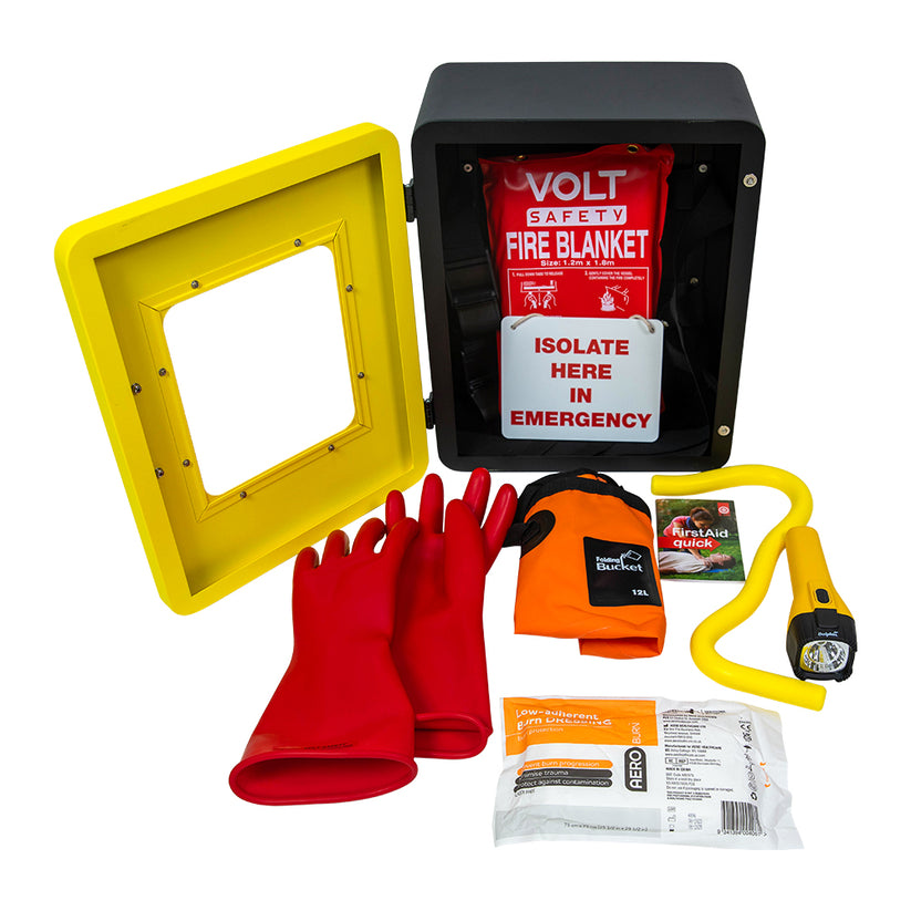 Low Voltage Wall Mounted Rescue Kit – First Aid Store Australia