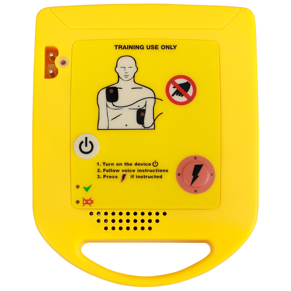 Mini AED Trainer (Yellow) – First Aid Store Australia